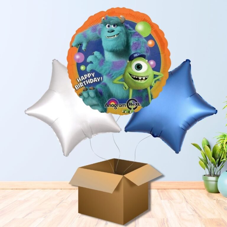 Monsters Inc - Mike and Sully Happy Birthday Balloon Bouquet - Ali's ...